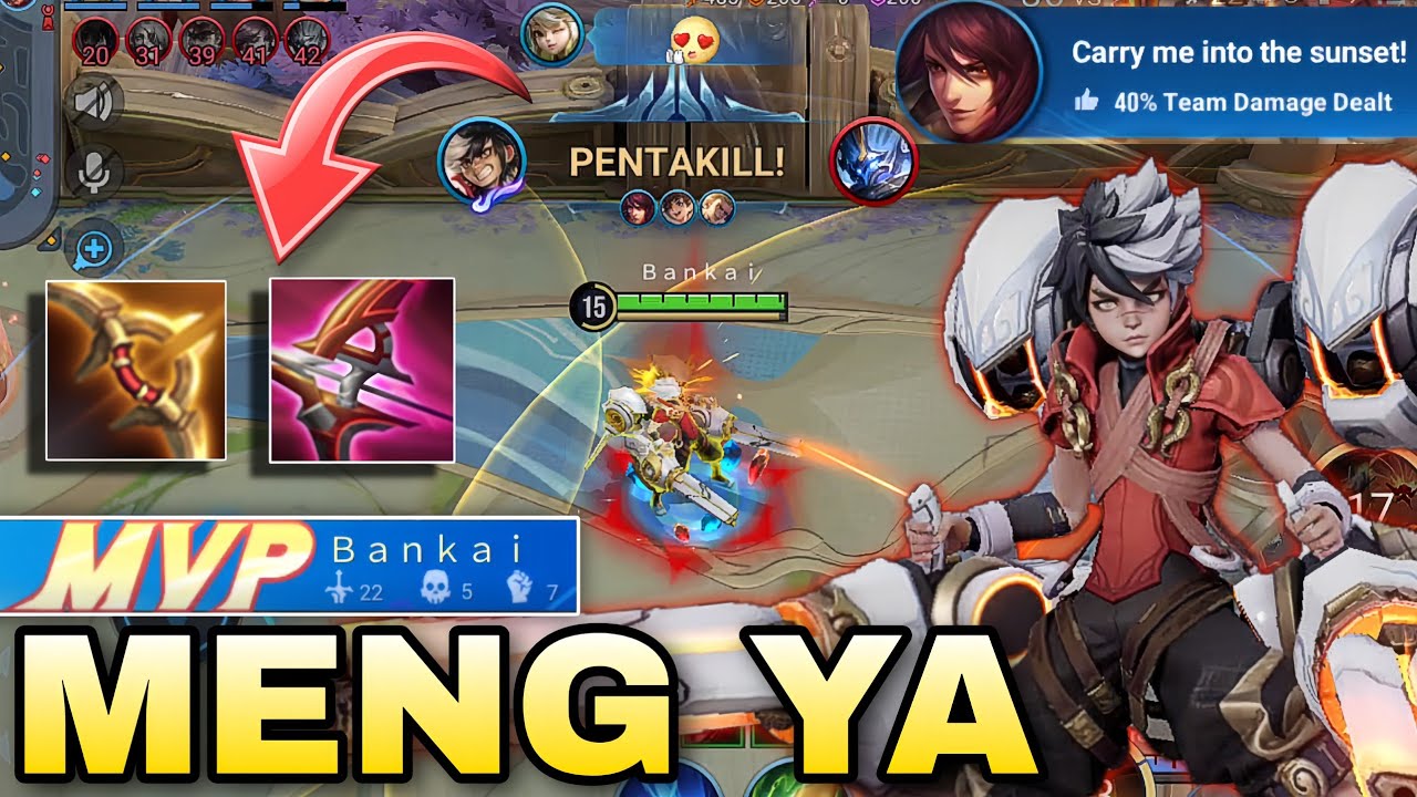 Meng Ya - Best Build | PentaKill + MVP Full Gameplay | Honor of Kings 2024 (Global) - YouTube