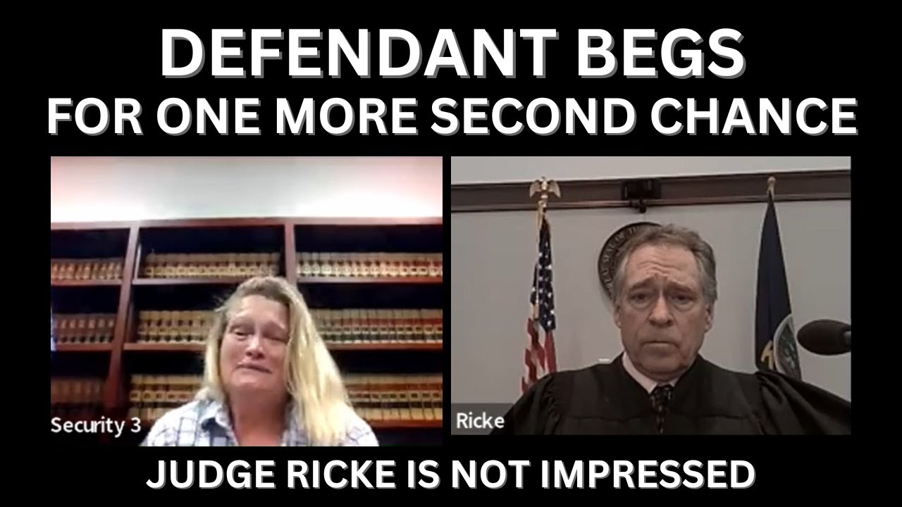 Defendants regret crossing Judge Ricke - YouTube