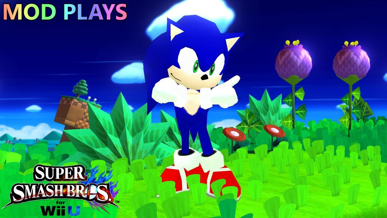 Mod Plays: Super Smash Bros. (Wii-U) - SA1 Sonic (Dreamcast) - YouTube