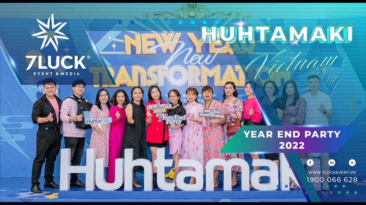 HUHTAMAKI YEAR END PARTY 2022 | 7LUCK EVENT & MEDIA - YouTube