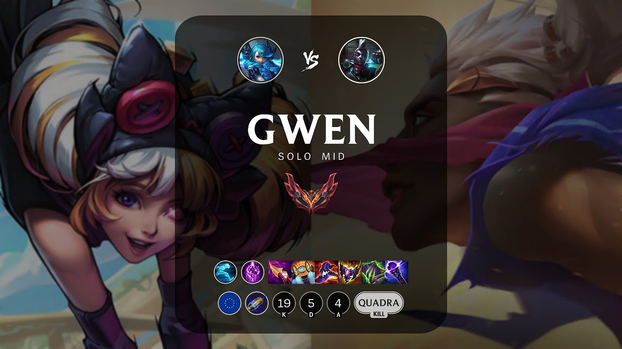 Gwen Mid Vs Ekko Euw Grandmaster Patch 1315 Youtube 1393