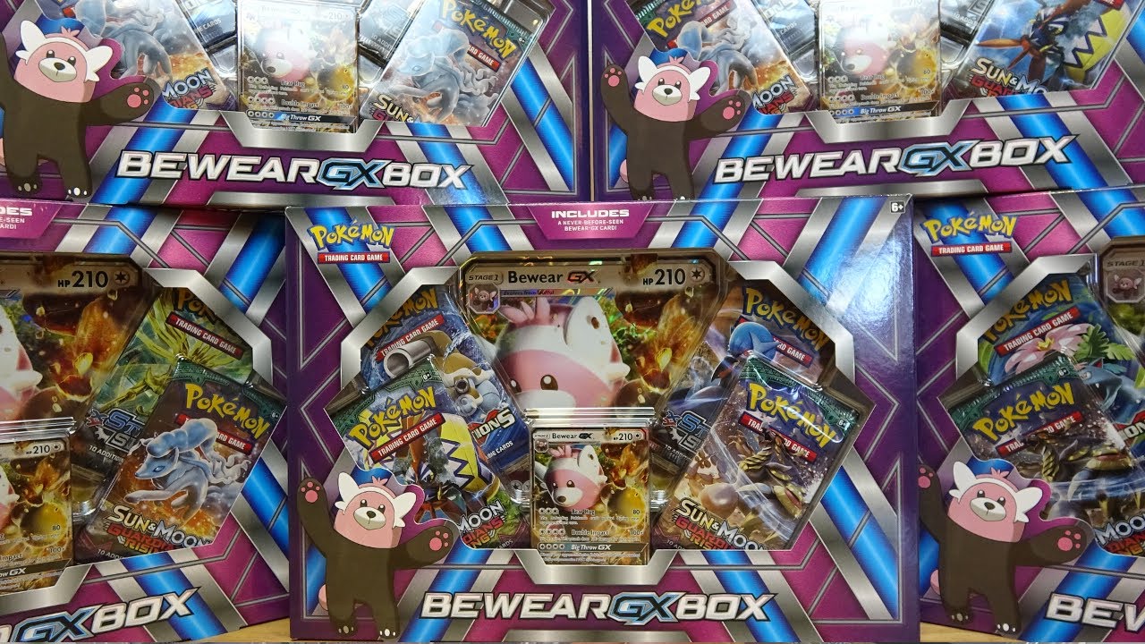 Opening 36x Bewear GX Collection Boxes - YouTube