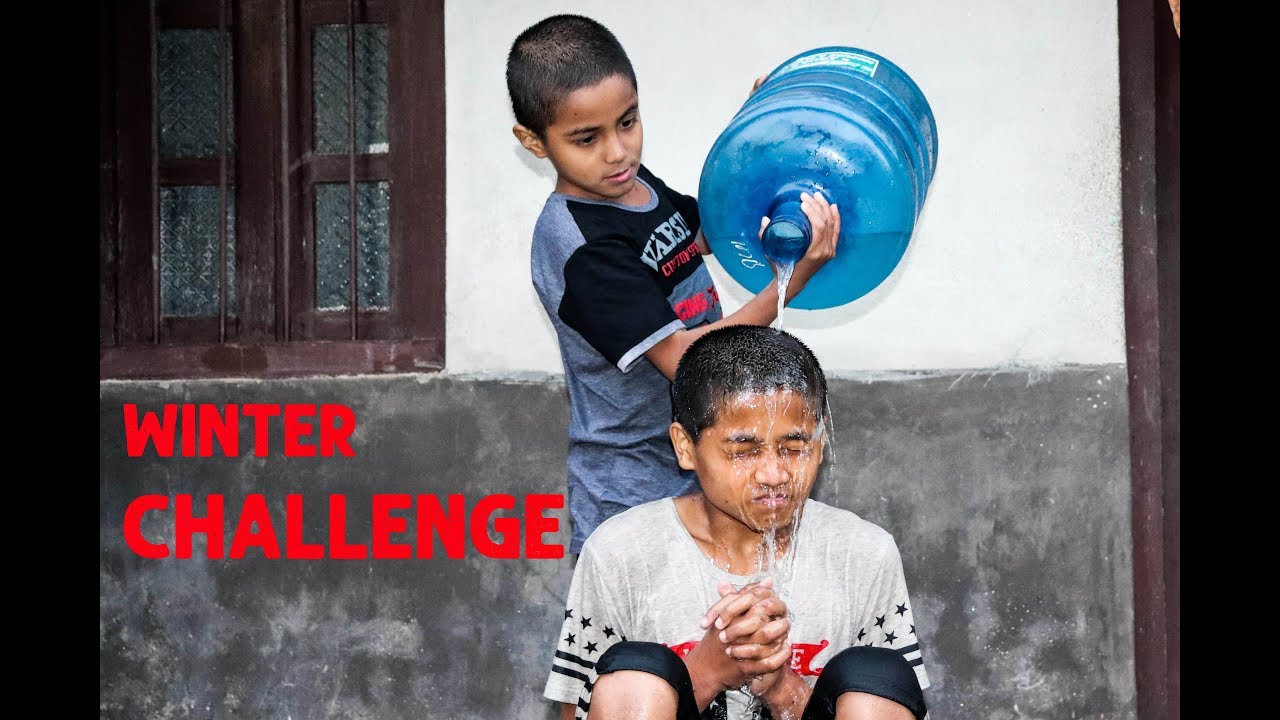 Cold Water Fight Between Two Brothers | Winter Funny Challenge ...