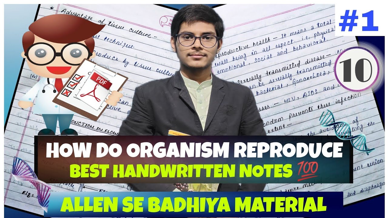 How do organisms reproduce notes for class 10 | Reproduction ...