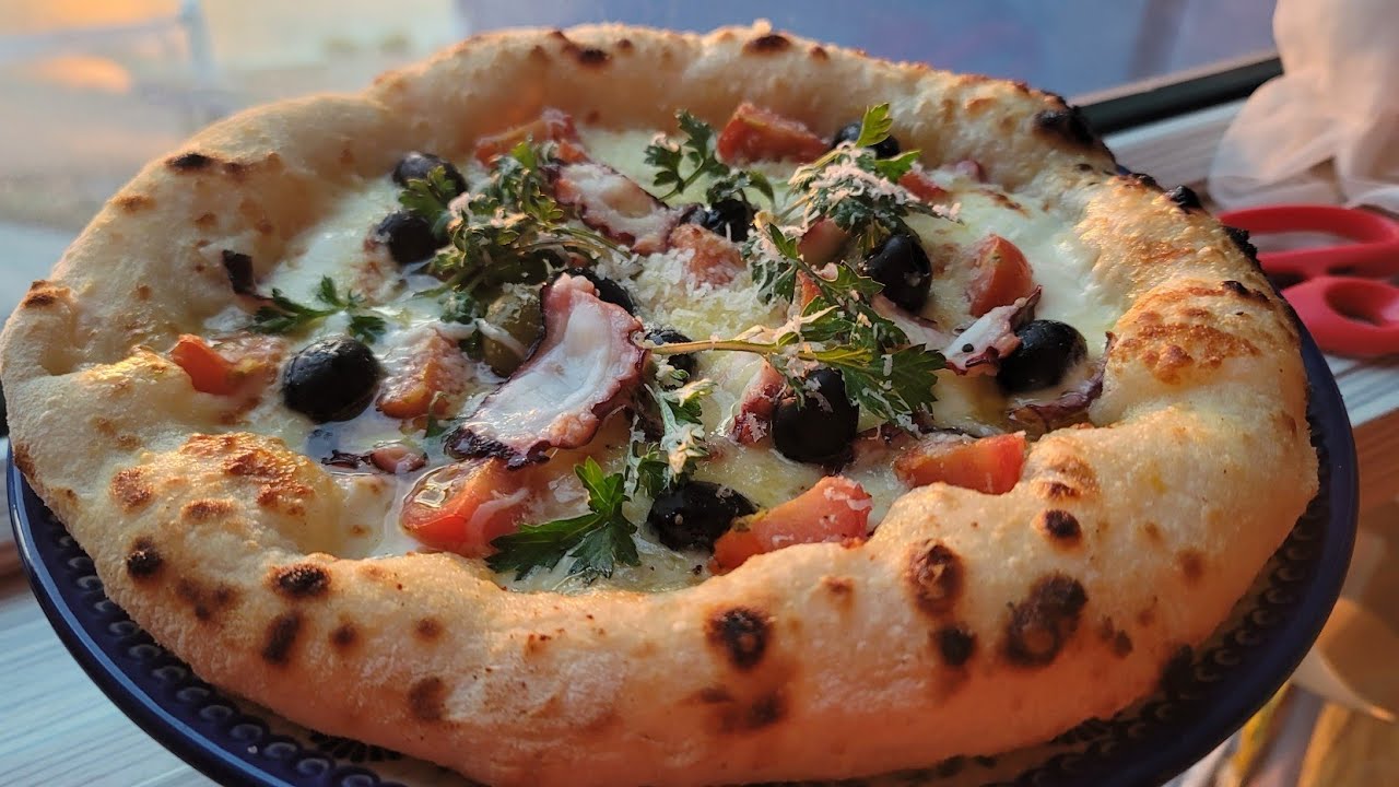 #27번째) - 문어피자 / (Octopus Pizza) タコピザ pizza di polpo - YouTube