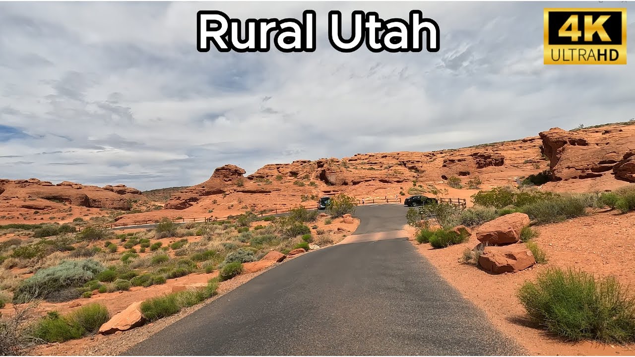 Utah Scenic Drive - 4K Drive From Hurricane to Leeds, Beautiful Roads ...
