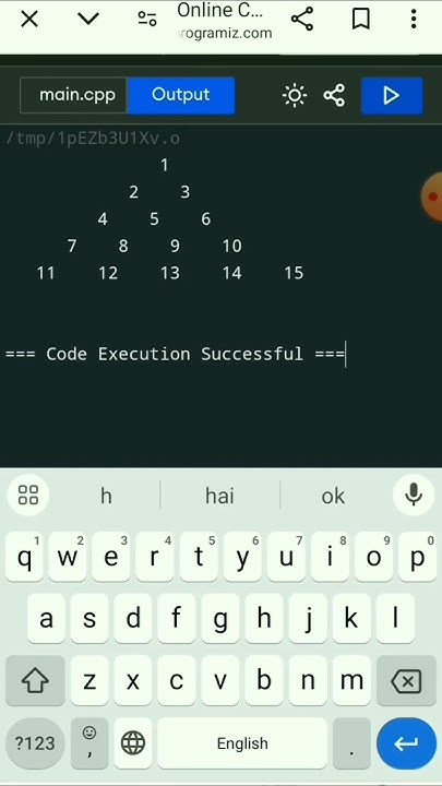 Pyramid pattern in integer number #c++#pattern - YouTube