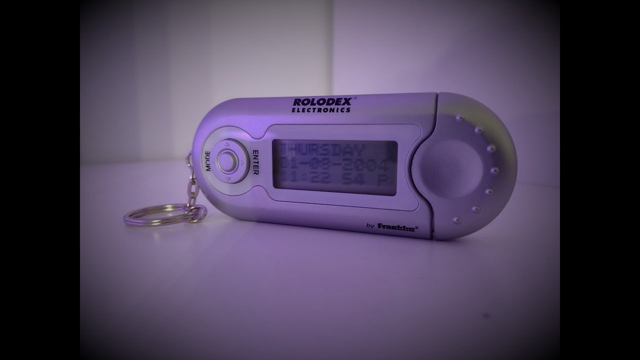 Rolodex Mini USB PDA - YouTube