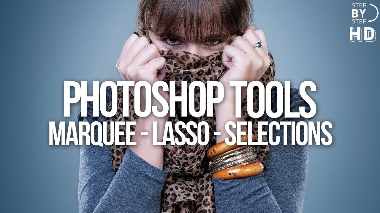 Photoshop Tools - Marquee - Lasso - Selections - YouTube