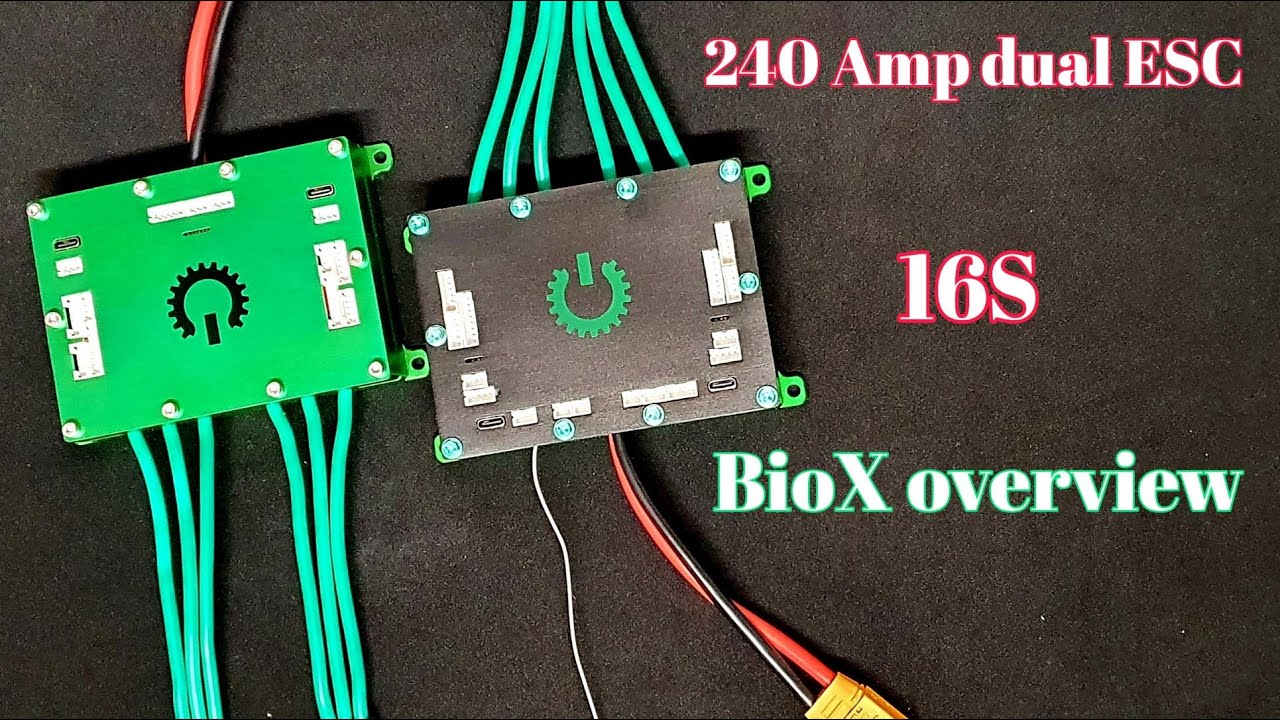 New ESC unit by Bioboards. BioX V2 and V1 - YouTube