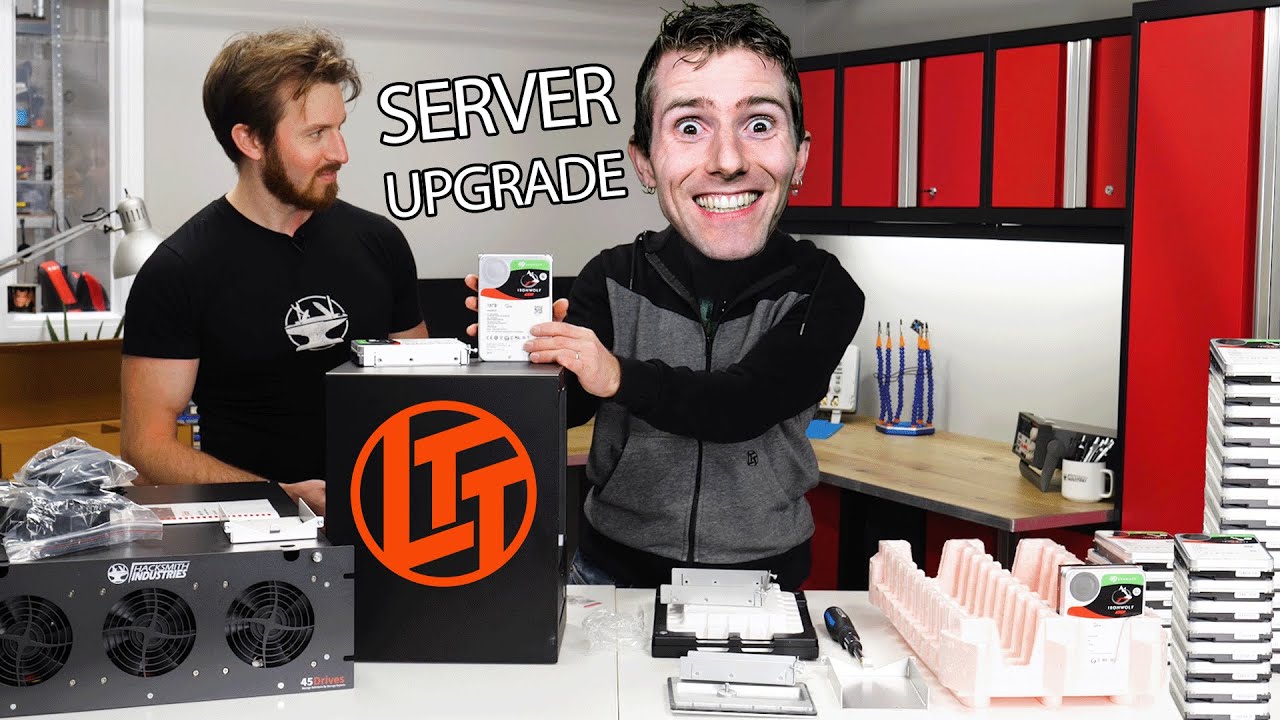 Upgrading our Server with LINUS... - YouTube