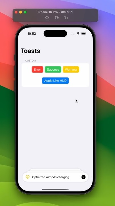 Stacked Interactive Toasts | SwiftUI | #ios | #apple - YouTube