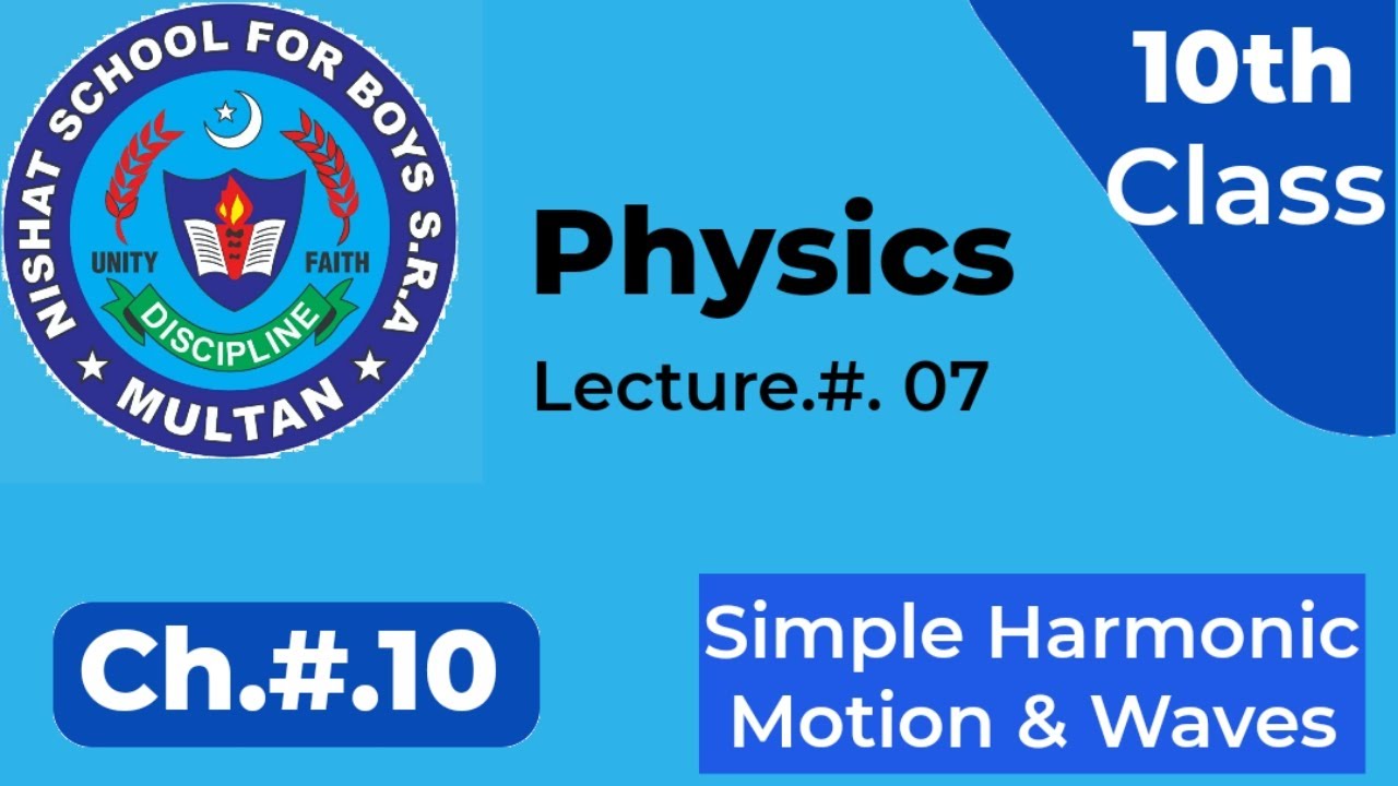 10th Class Physics, Lecture 7, Ch.10 (Simple Harmonic Motion and Waves ...