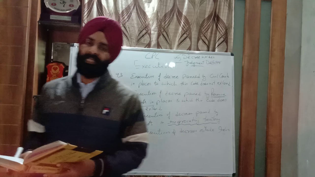 CPC SEC 43 TO 46 REGARDING EXECUTION INCLUDING PRECEPT - YouTube