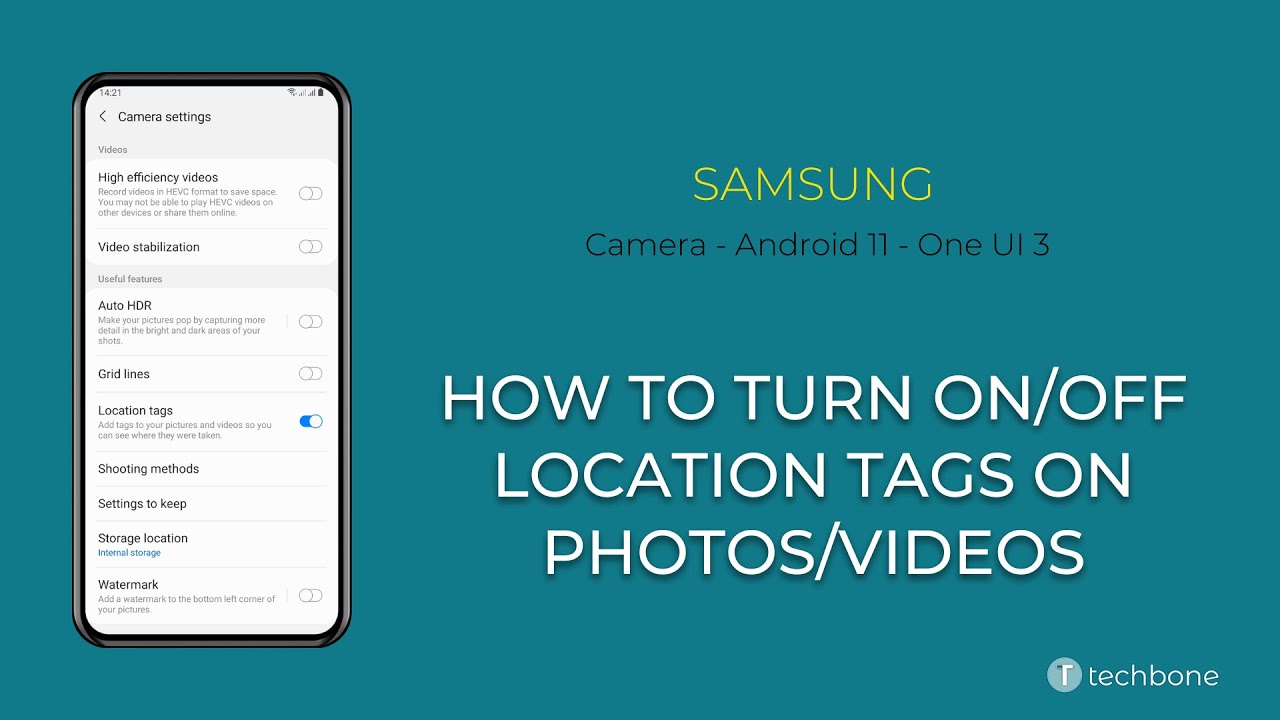 How to Turn On/Off Location tags on Photos/Videos - Samsung Camera ...