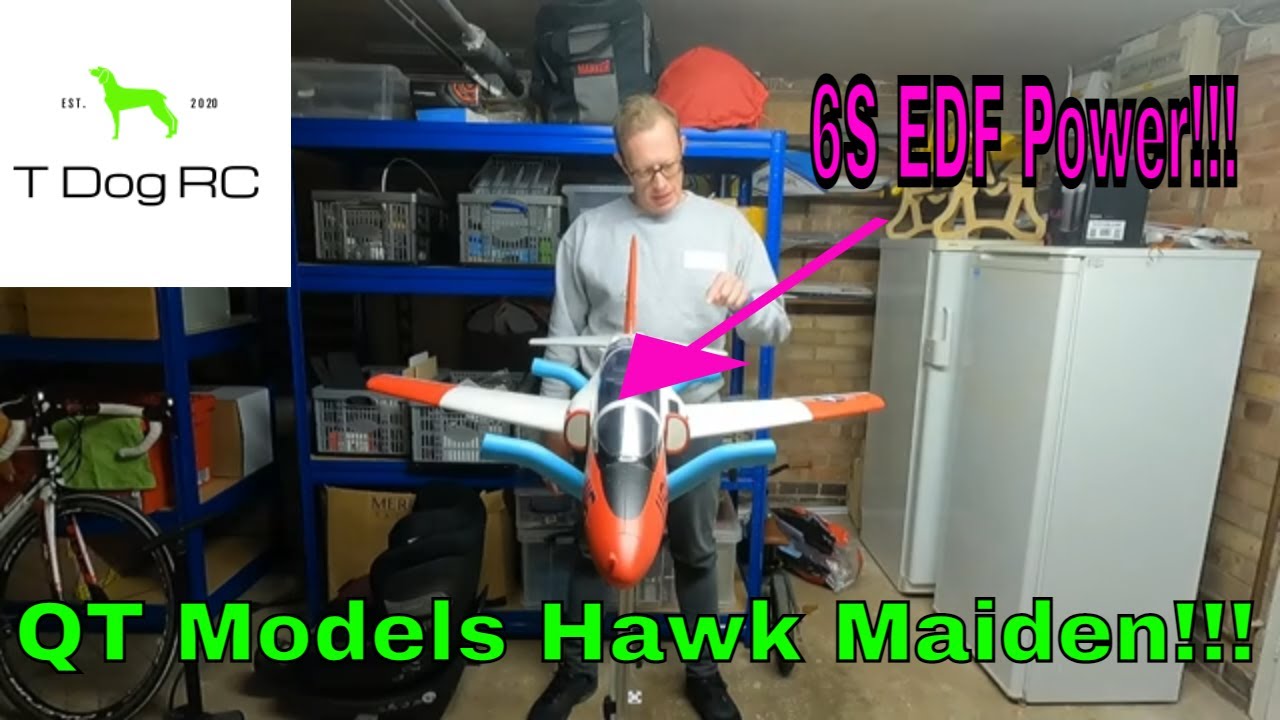 QT Models T45 Hawk maiden flight!!! - YouTube