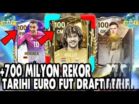 +700 MİLYON COINS TARİHİ REKOR FUT DRAFT (100 GEN YAĞMURU) FC MOBILE ...