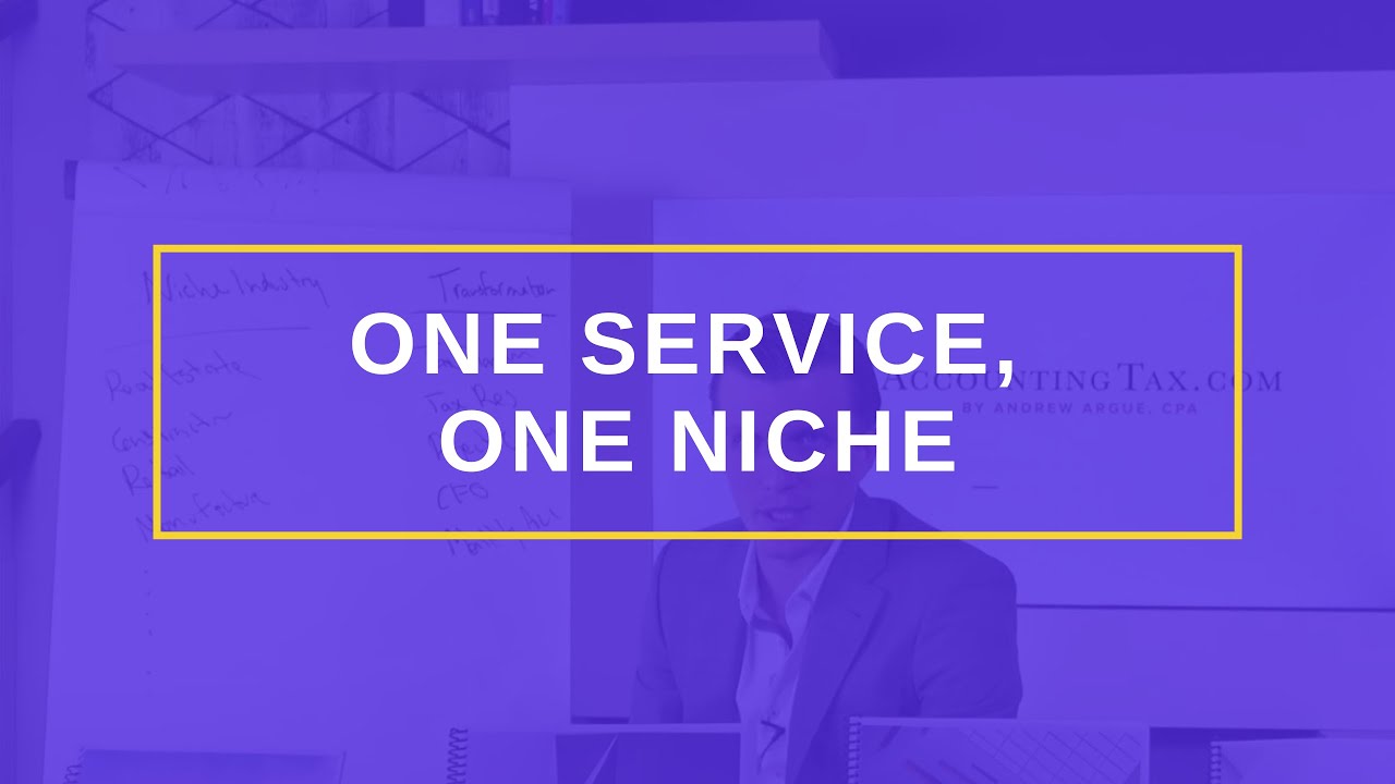 One Service, One Niche - YouTube