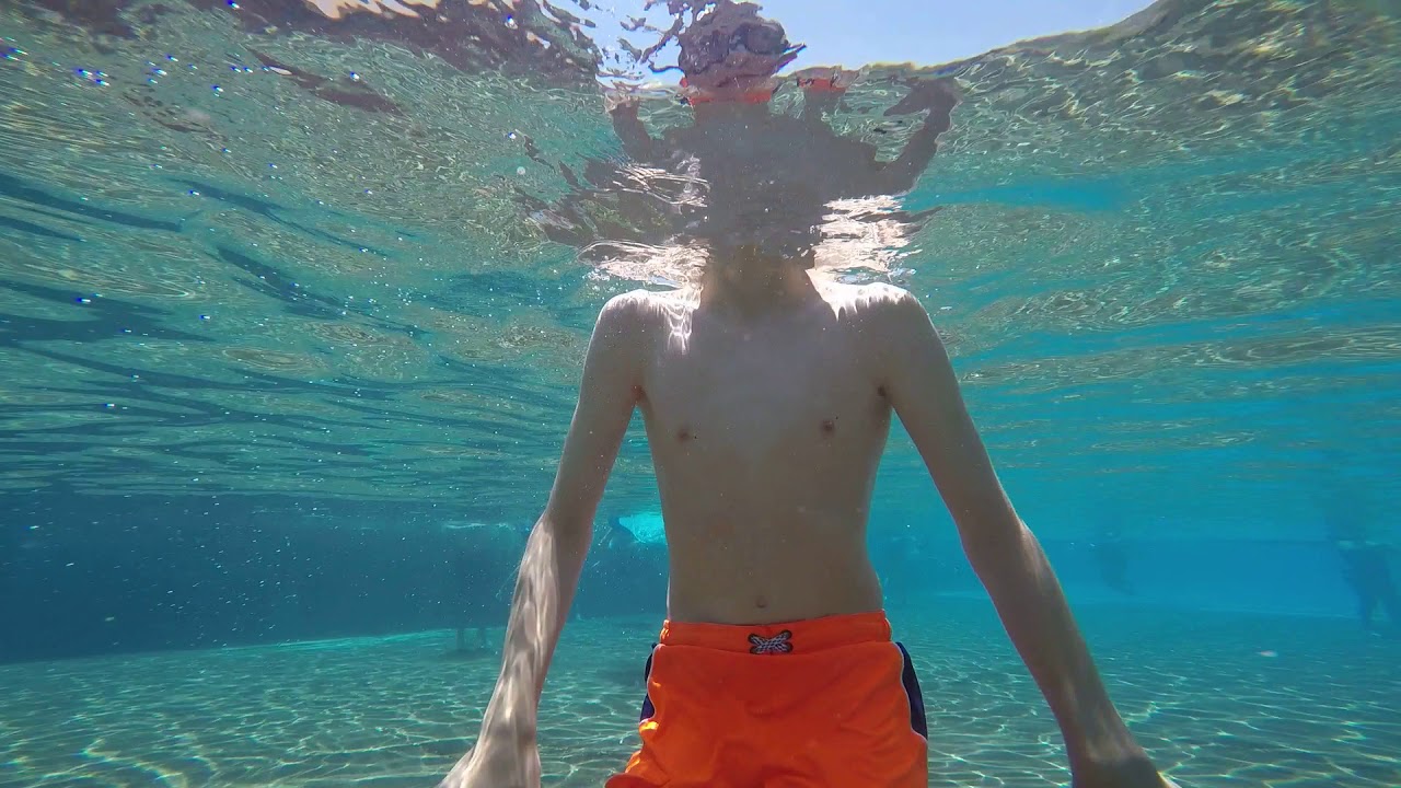 Carsen Riat underwater at Colorado Hot Springs Summer 2018 - YouTube