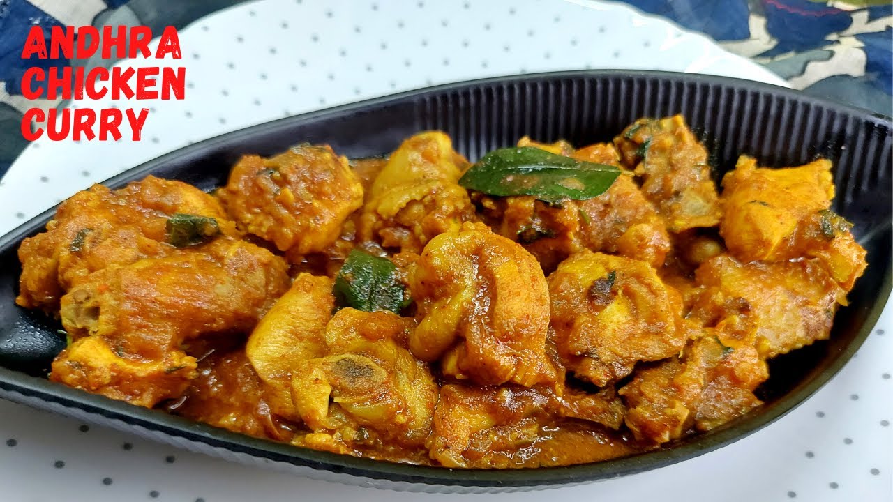 Andhra Chicken Curry Recipe | Andhra Kodi Koora | How To Make Easy ...