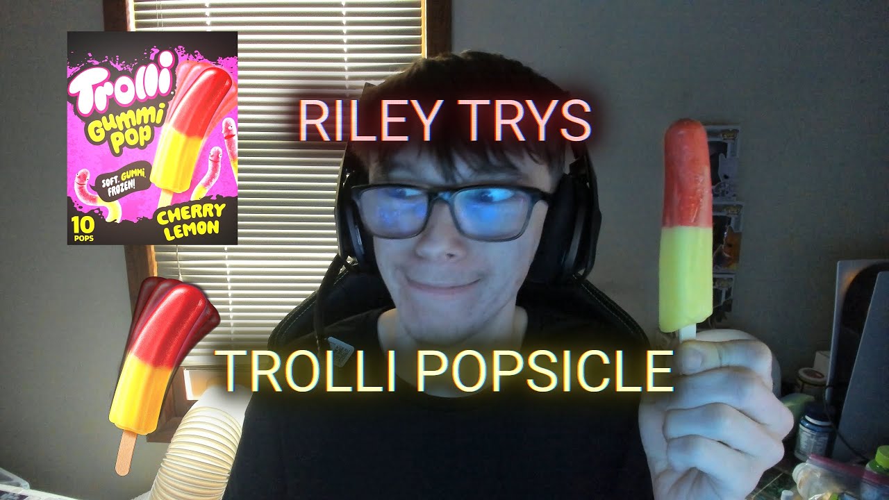RILEY TRYS THE TROLLI GUMMY POPSICLES REVIEW - YouTube