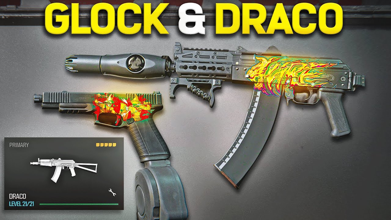 *NEW* GLOCK w/ a SWITCH & DRACO Loadout on REBIRTH ISLAND! - YouTube