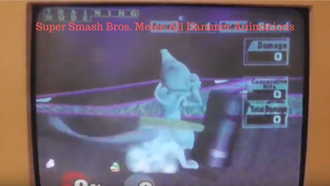 Super Smash Bros Melee All Hammer Animations - YouTube