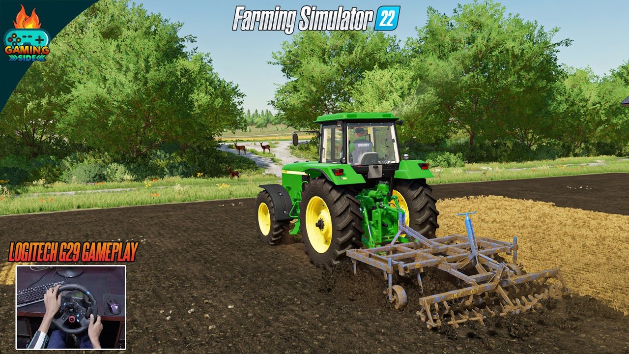 Farming Simulator 22 Gameplay in 4k With Logitech G29! Elmcreek Map ...