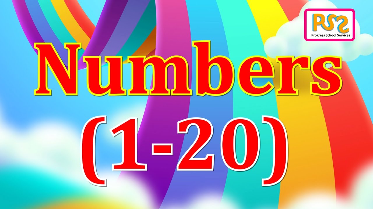 Numbers Video from 1 to 20 (One Two Three) #numbers #1to20counting # ...