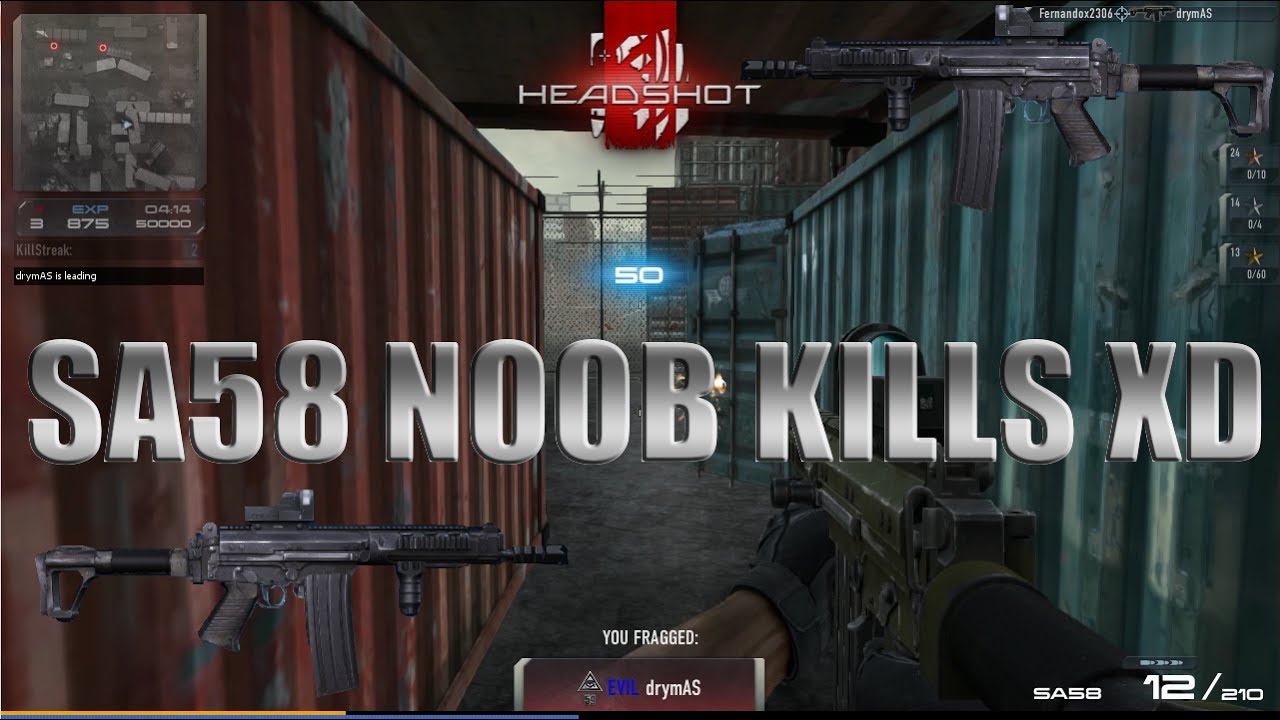 SA58 NOOB KILLS XD | CONTRACT WARS - YouTube