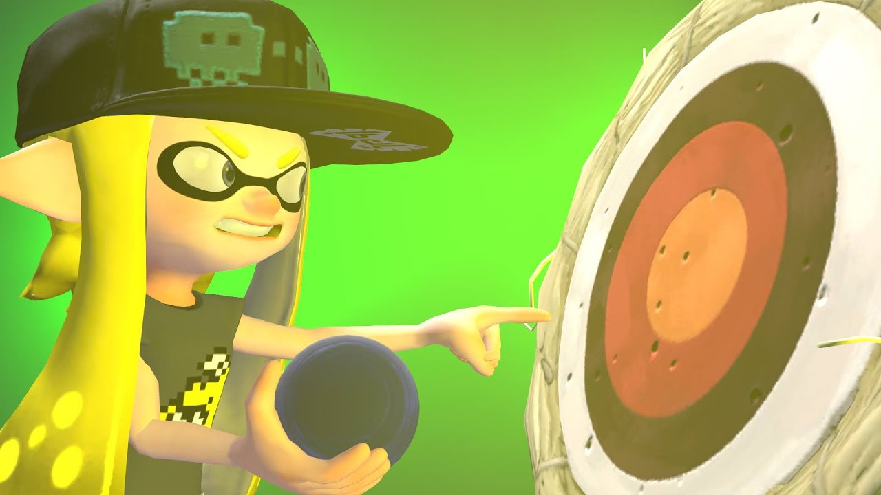 Lilly's Ball Shot [Splatoon Stopmotion] - YouTube