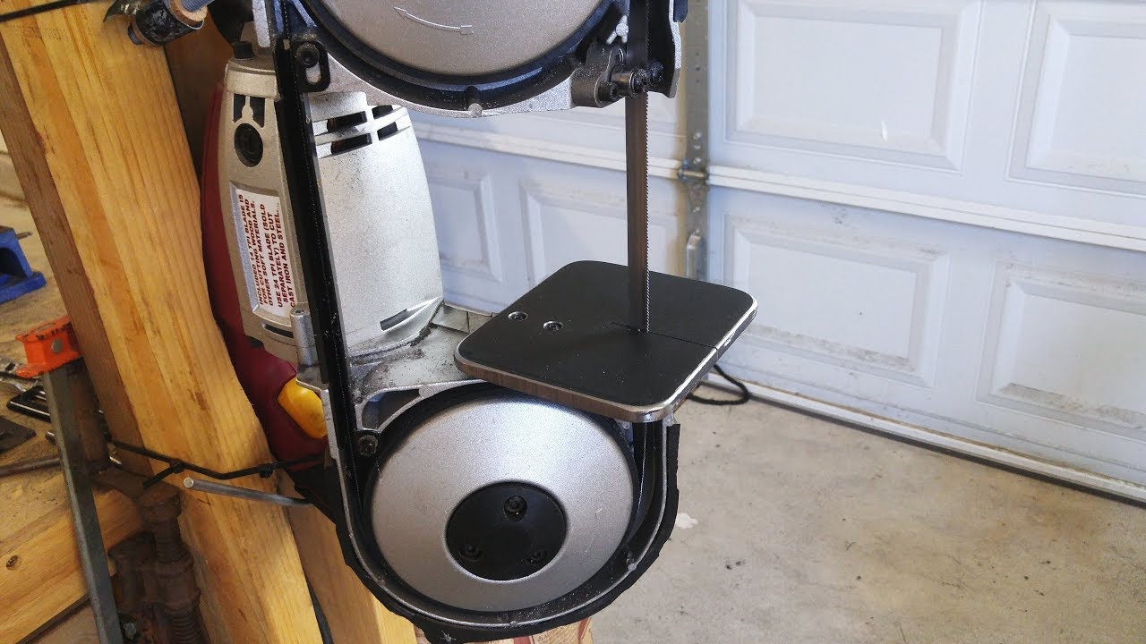 Making A Portable Band Saw Table Out Of 3/8 Inch Steel Plate - YouTube