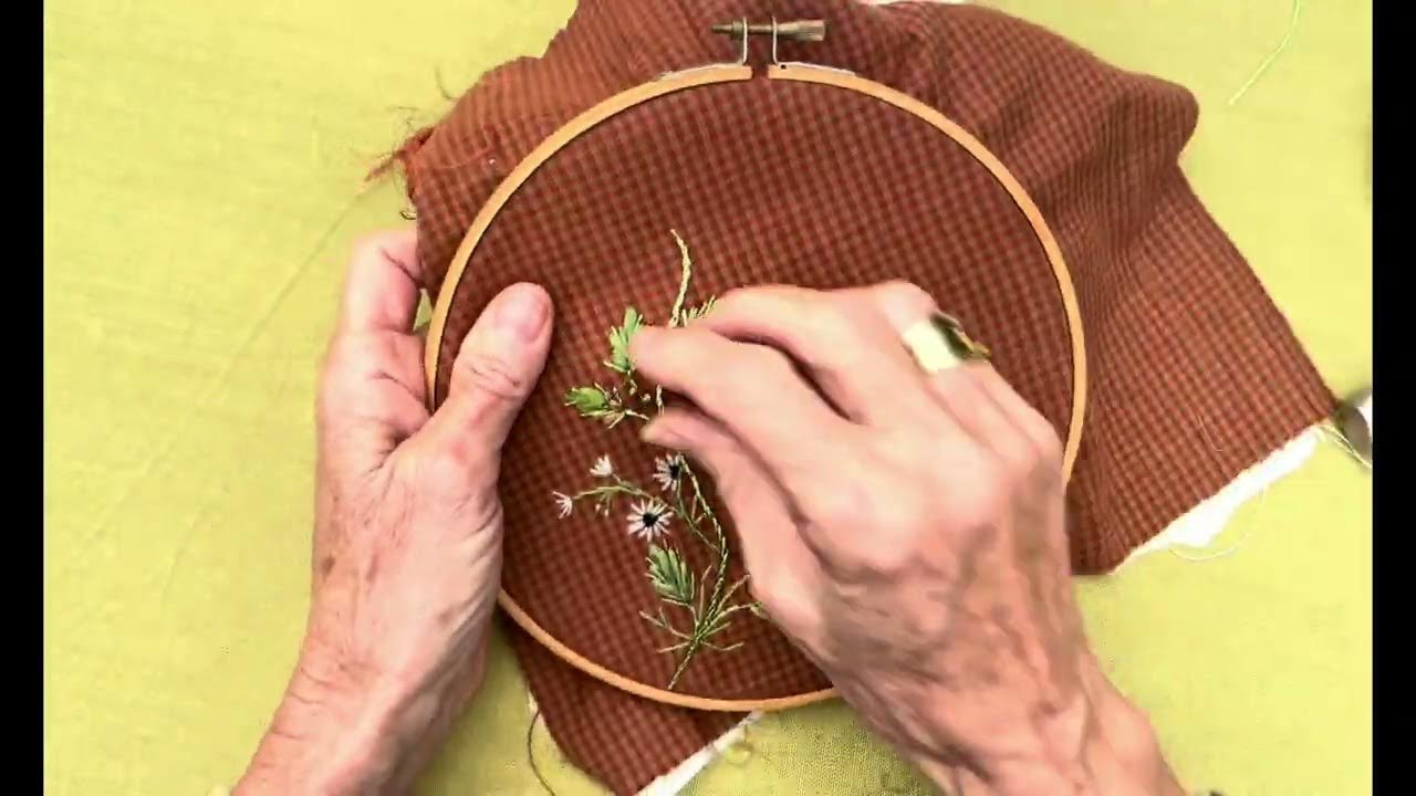 15 minutes of my daily stitching - snippets of my stitching life - YouTube