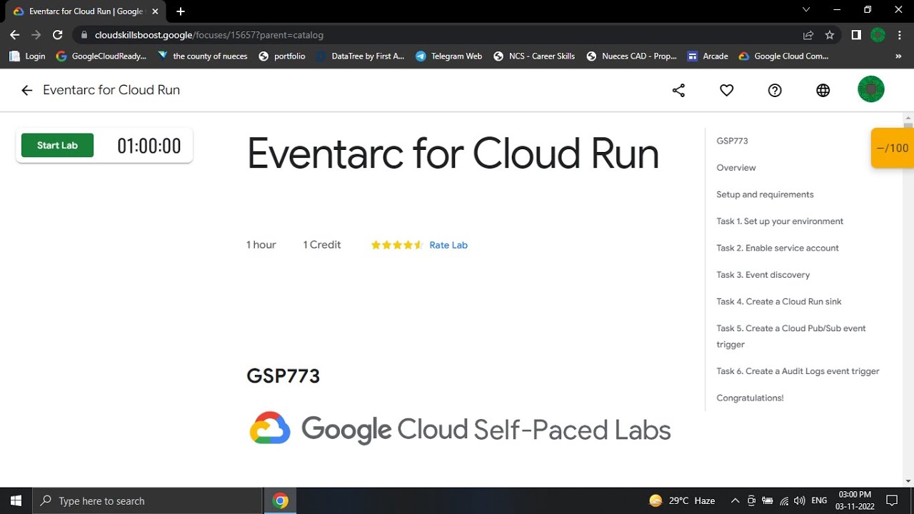 Eventarc for Cloud Run [ GSP773 ] Solution - YouTube