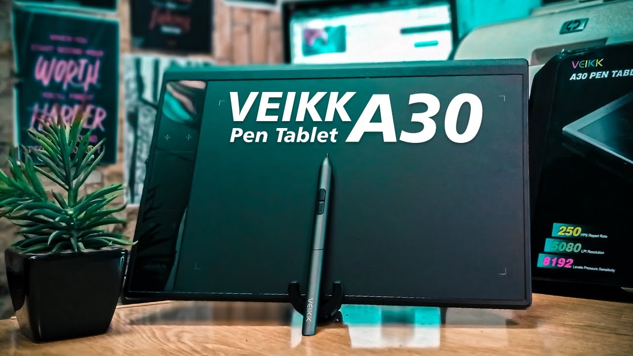 Unboxing and Review of VEIKK A30 || BEST GRAPHICS TABLET || VLOG 003 ...