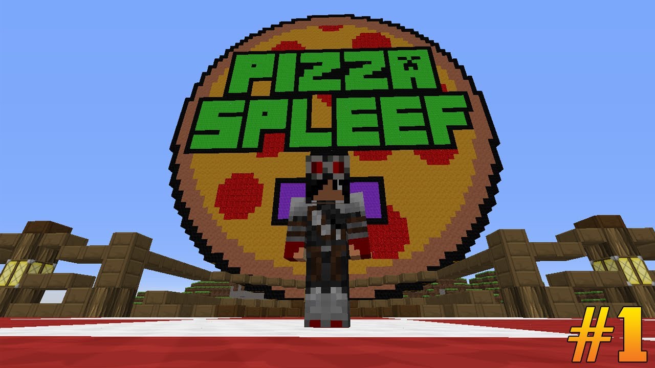 Minecraft - Pizza Spleef Mini Game w/ Cmi - #1 - "DUG HIS OWN GRAVE ...