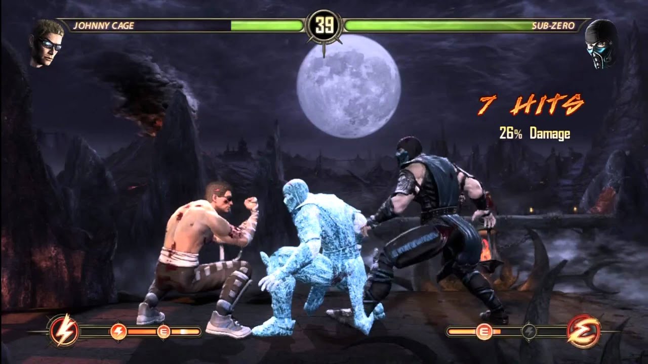 (HD) Mortal Kombat 9 Demo Gameplay Part 1 - YouTube