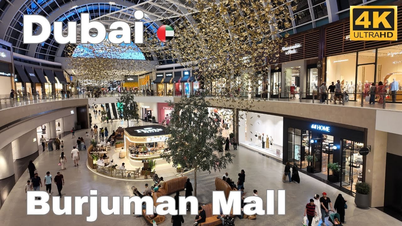 🇦🇪 BurJuman Mall Dubai [4K] | HomeBox & Food Court | Top Brands ...