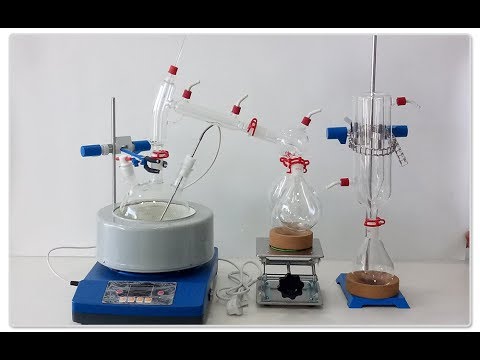 How to operate short path distillation kit's heating mantle? - YouTube
