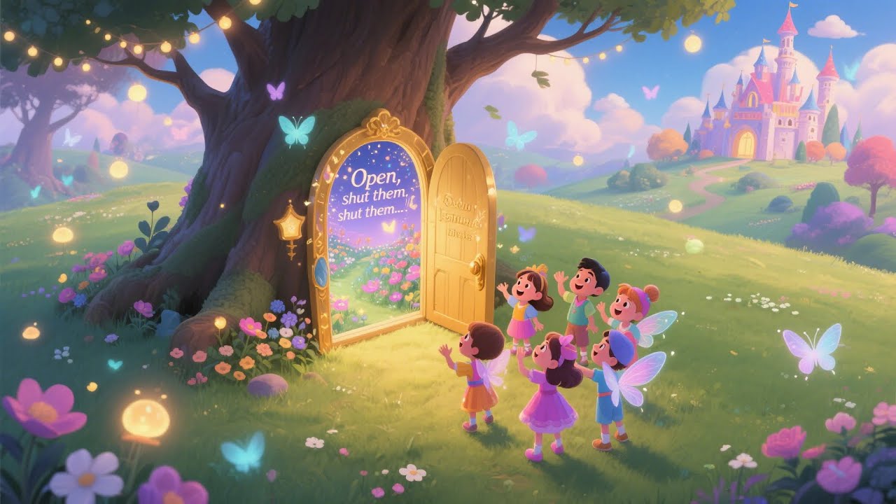 Open Shut Them in Fairyland 🧚‍♀️ | Magical Nursery Rhyme for Kids | Fun ...