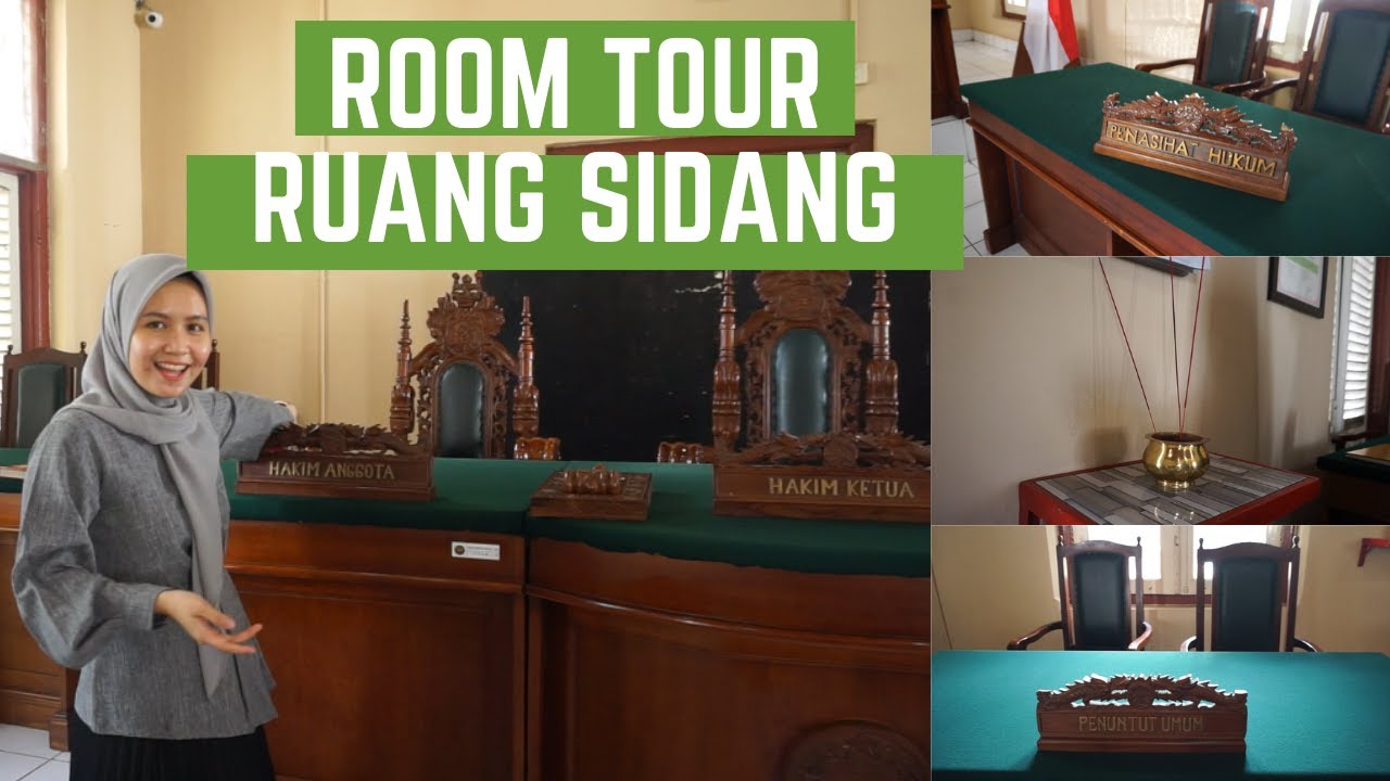 Room Tour Ruang Siang/isi ruang sidang di Pengadilan - YouTube