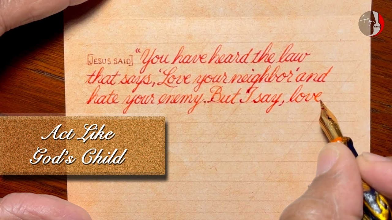 Act Like God's Child - YouTube