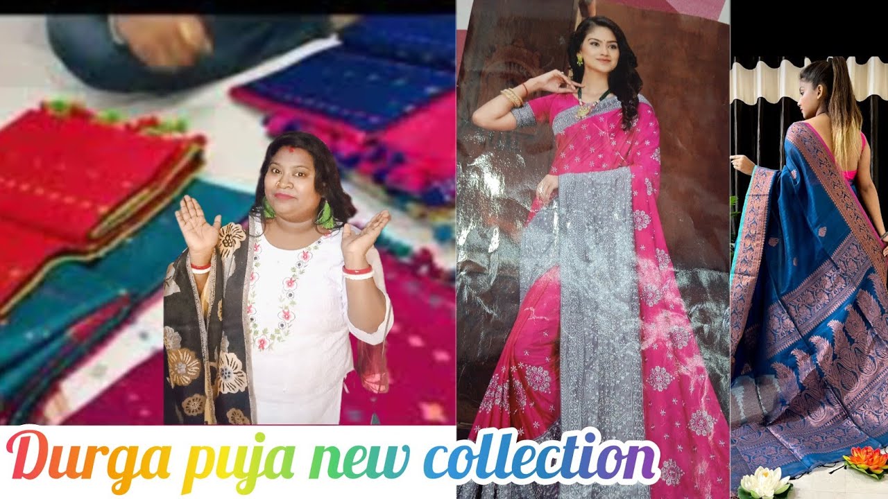 ||Durga puja shopping vlog 🛍️💸 ||durga puja New collection 2023 ...