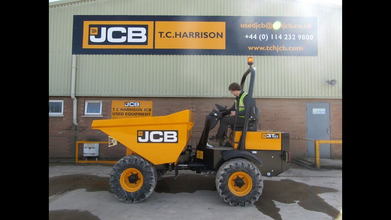 FOR SALE: 2017 JCB 3TFT SITE DUMPER - YouTube