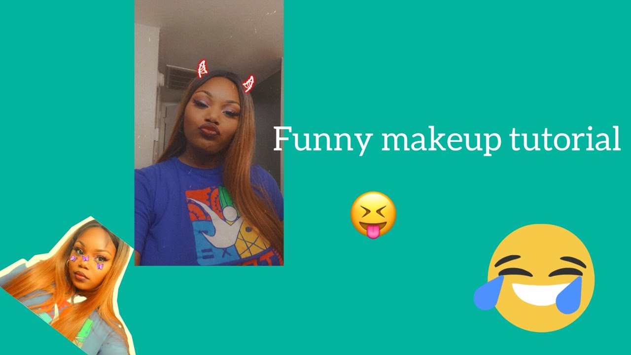 My Very first makeup tutorial (funny) - YouTube