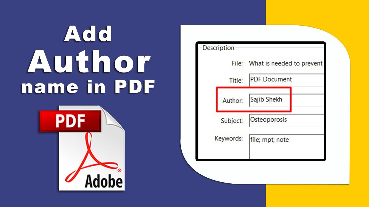 How To Add Author Name In Pdf Using Adobe Acrobat Pro DC YouTube how-to-add-author-name-in-pdf-using-adobe-acrobat-pro-dc-youtube