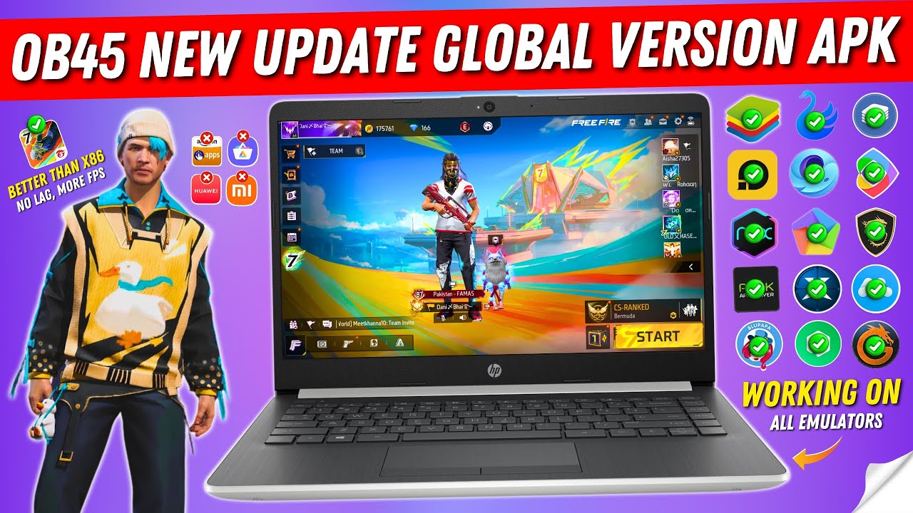 Free Fire OB45 New Update Global Version APK | FF New Update OB 45 APK ...