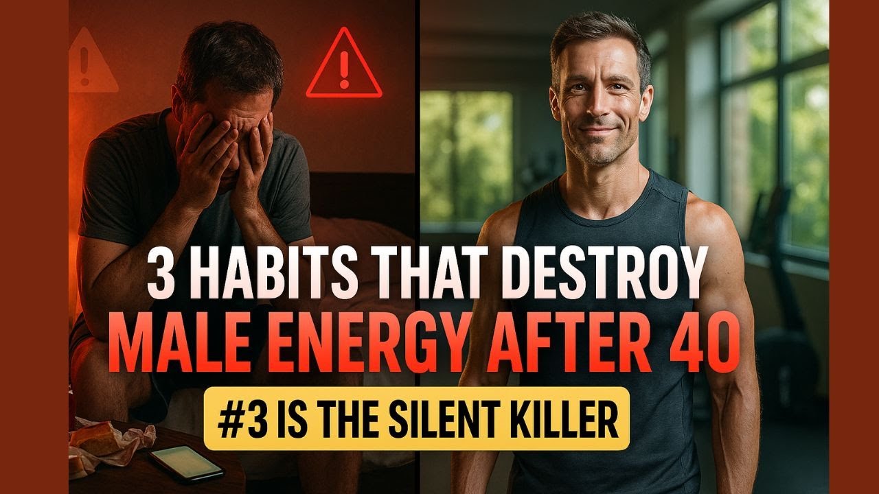 3 Habits That Destroy Male Energy After 40 and Ho - YouTube