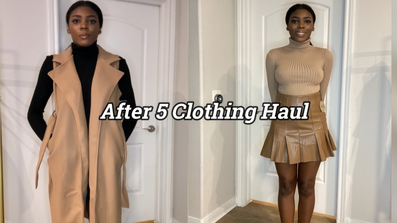 Trying Out Fall/Winter Outfits from an IG Boutique | After 5 Clothing ...