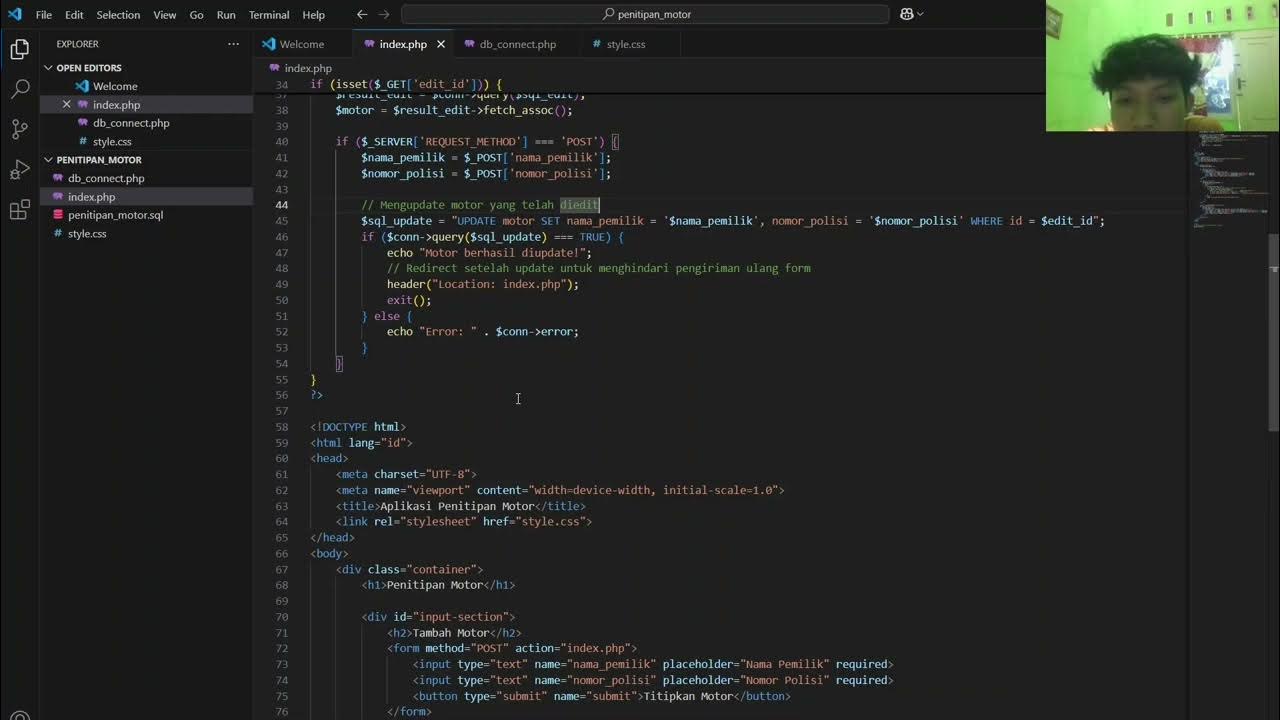 UAS - WEB PROGRAMMING - DWI FIRMANSAH SSI202303783 - YouTube